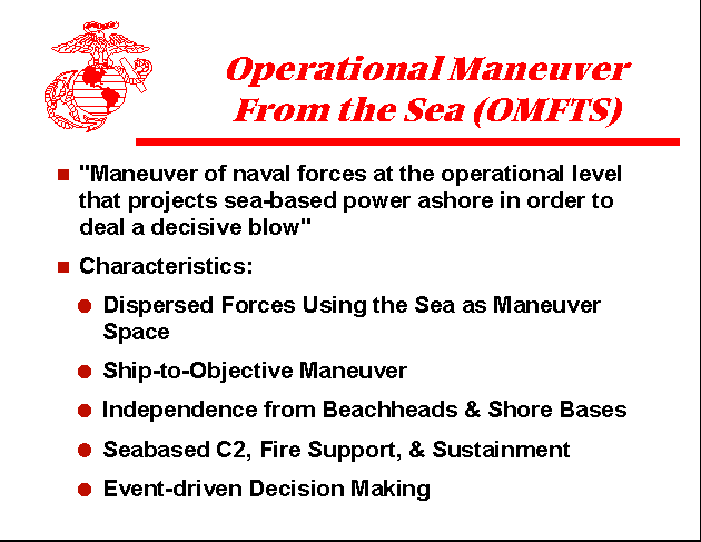 "Operational Maneuver From the Sea (OMFTS)"