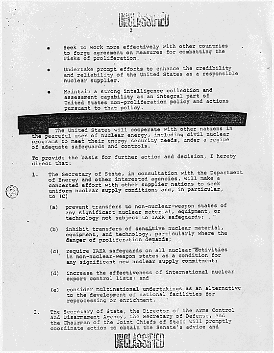 NSDD - National Security Decision Directives - Reagan Administration