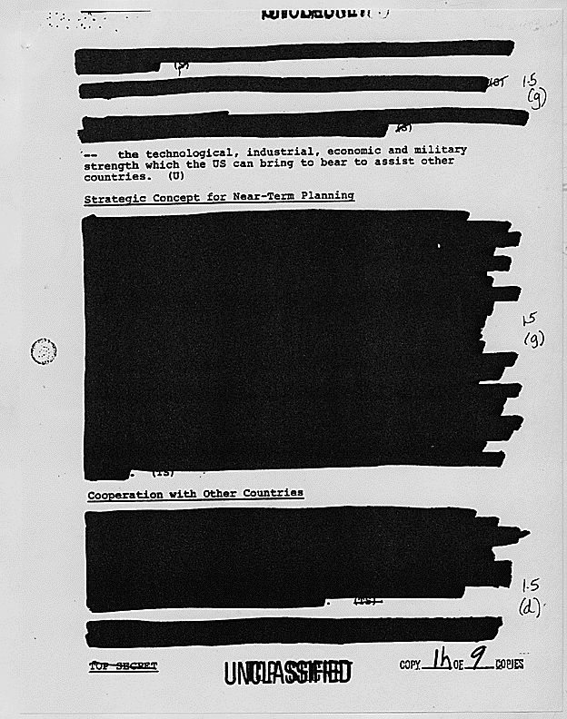 NSDD - National Security Decision Directives - Reagan Administration