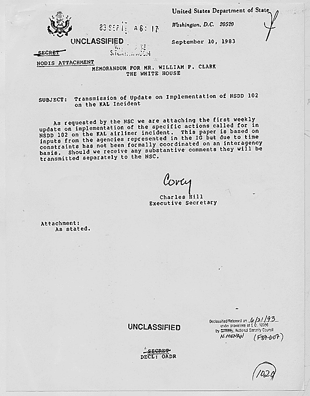 NSDD - National Security Decision Directives - Reagan Administration