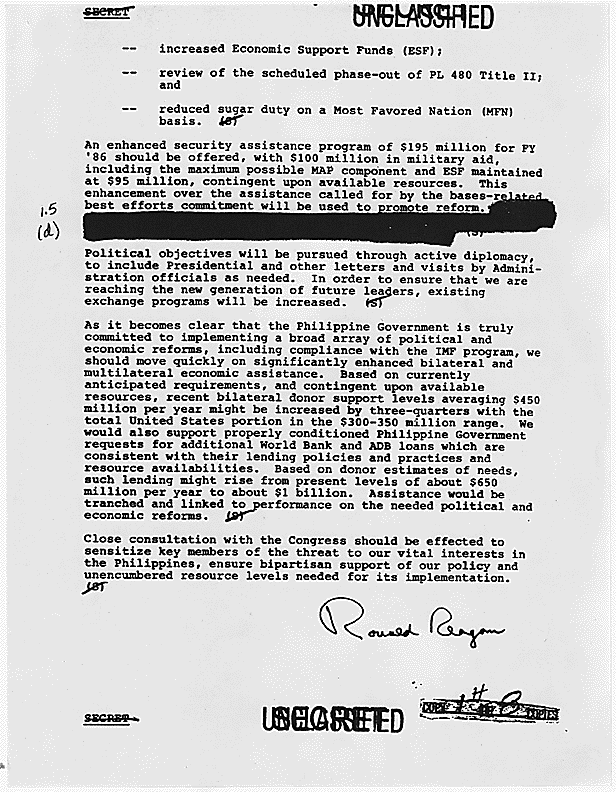 NSDD - National Security Decision Directives - Reagan Administration