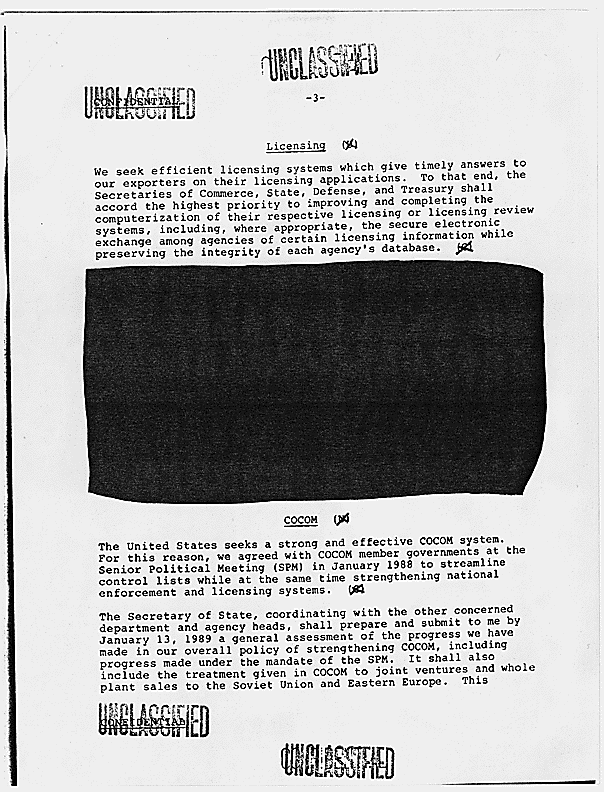 NSDD - National Security Decision Directives - Reagan Administration