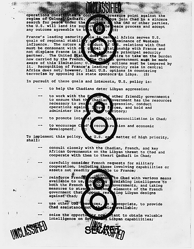 NSDD - National Security Decision Directives - Reagan Administration